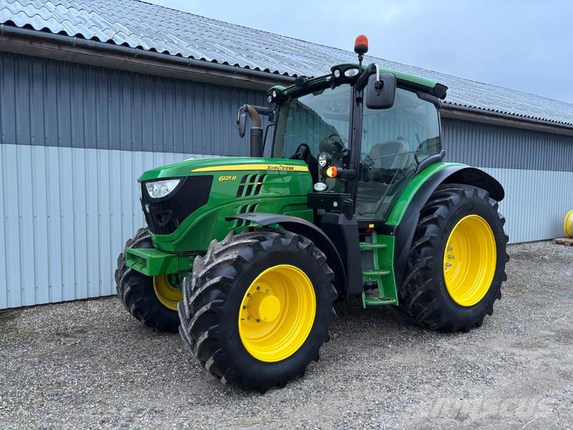 John Deere 6125 R, 2015, bælum, Nordjylland, Tanska - Käytetyt ...